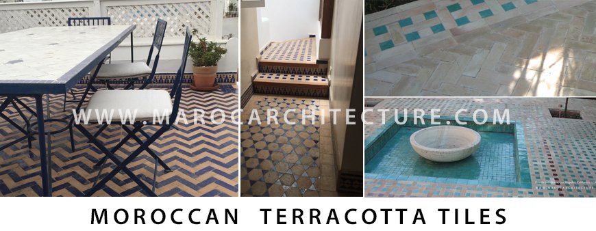 Terracotta tile, terracotta pavers, moroccan terracotta tiles from Fez ...
